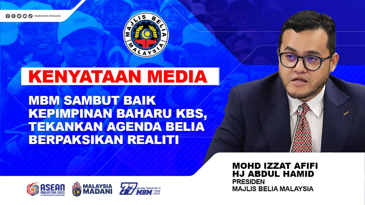 MBM Sambut Baik Kepimpinan Baharu KBS, Tekankan Agenda Belia ...